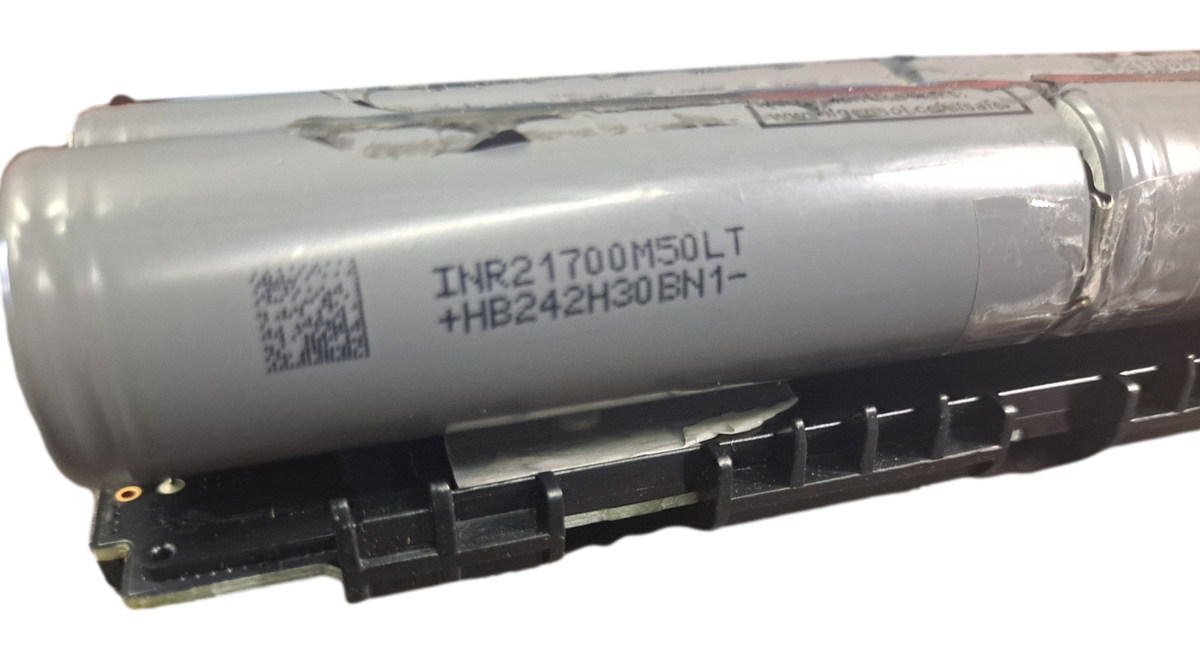 Module with 4x INR21700M50LT 2170 Cells – Battery Hookup