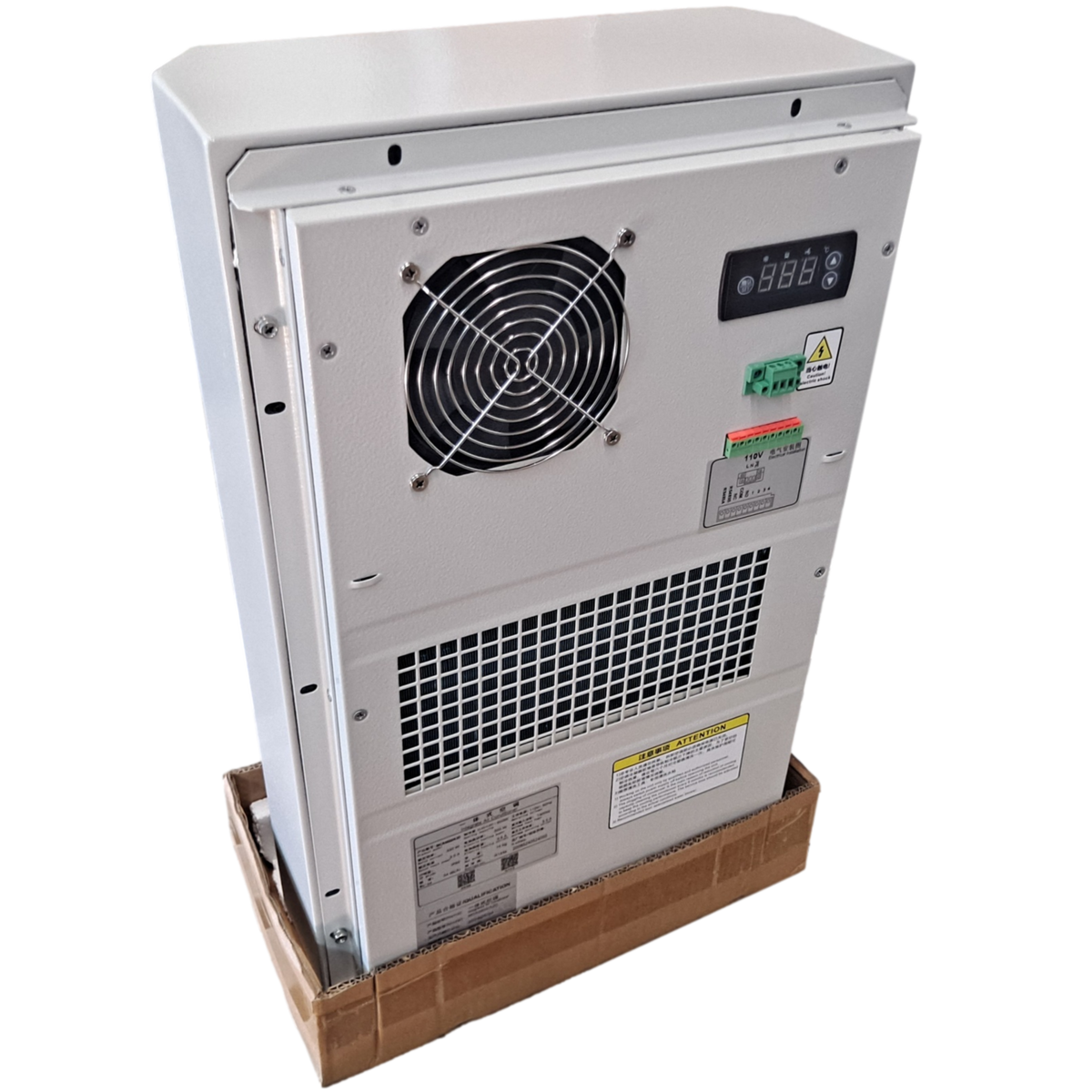 New 600w Heat/AC Unit for Outdoor Battery Storage Cabinet – Battery Hookup