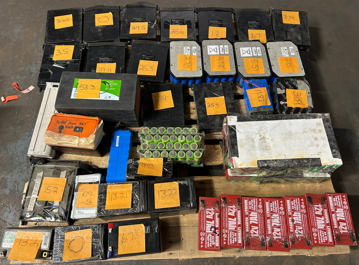 180 Pounds Pallet of Lifepo4 Cells/batteries - Parts/Repair – Battery ...