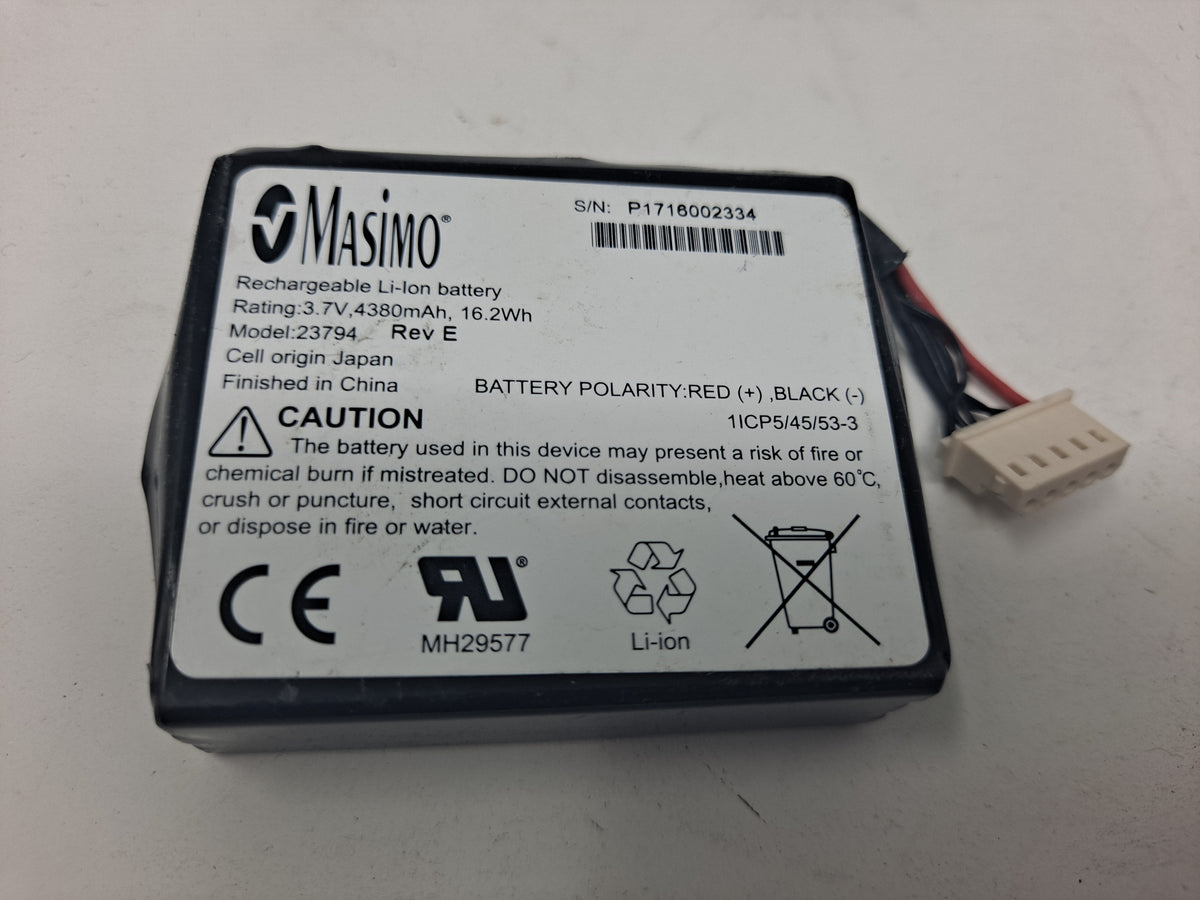 3.7V 4380mah 16.2WH CELLS W/ BMS Masimo – Battery Hookup